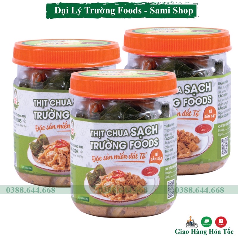 Combo 3 Thịt chua bì sần sật - Thịt chua Trường Foods | Shopee Việt Nam