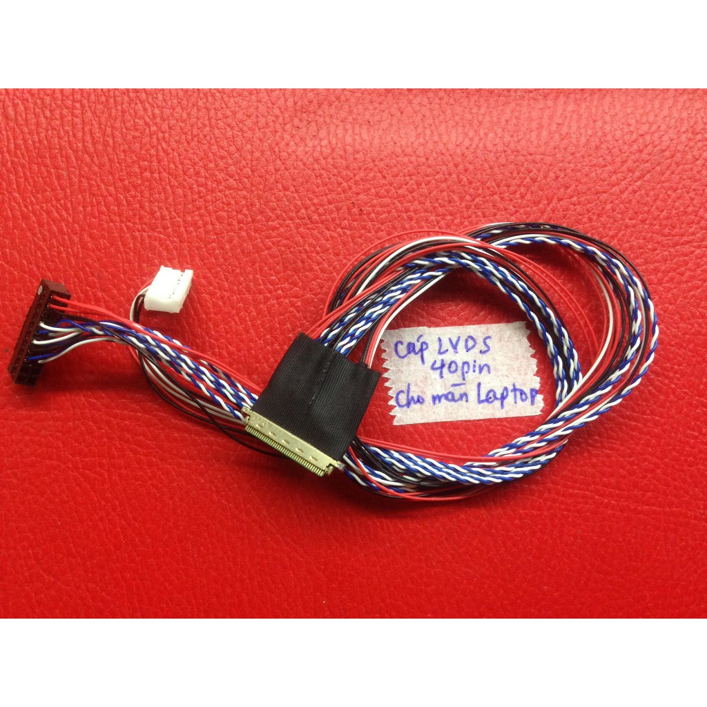Cáp LVDS 40 pin dài 25cm - 8 cặp tín hiệu (6 kép) độ phân giải 1440x900 ...