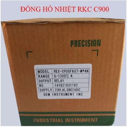 Đồng Hồ Điều Khiển Nhiệt Độ RKC REX C900 96x96 0-1300 độ OutPut Replay ...