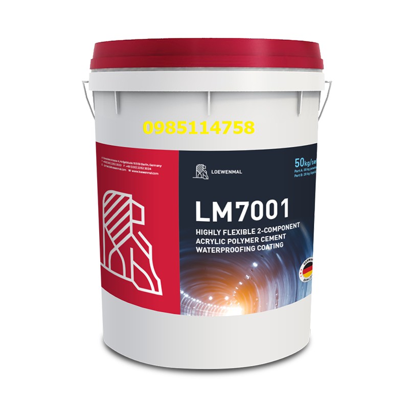 LM7001 Bộ 20kg - Chất chống thấm cao cấp 2 thành phần gốc Acrylic ...