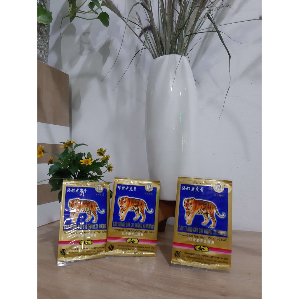 Cao dán hình con cọp ( Cao tráng cốt chỉ thống xạ hương) | Shopee Việt Nam
