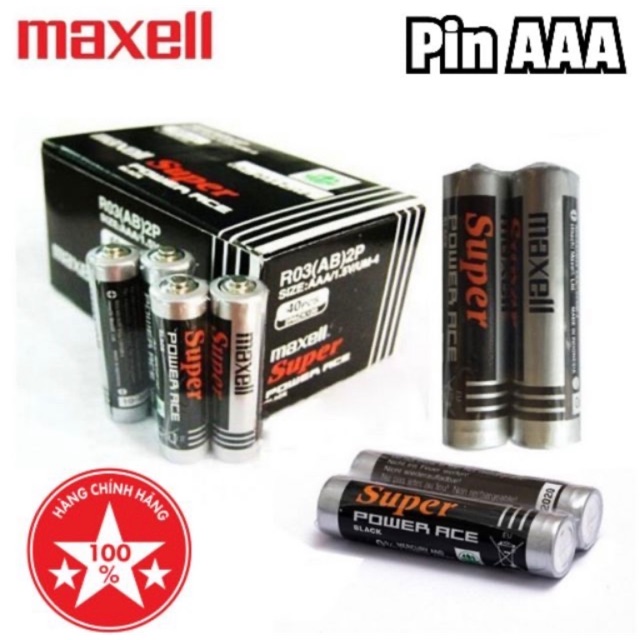 Pin 3A maxell - cặp 2 viên pin chính hãng loại 1 | Shopee Việt Nam