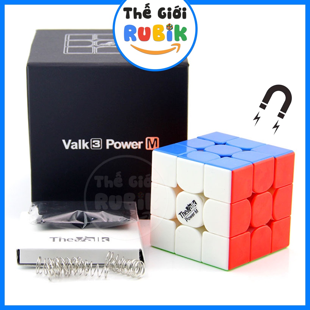 [Chính Hãng] Rubik QiYi Valk 3 POWER M 3x3 Có Nam Châm Rubic 3 tầng cao ...