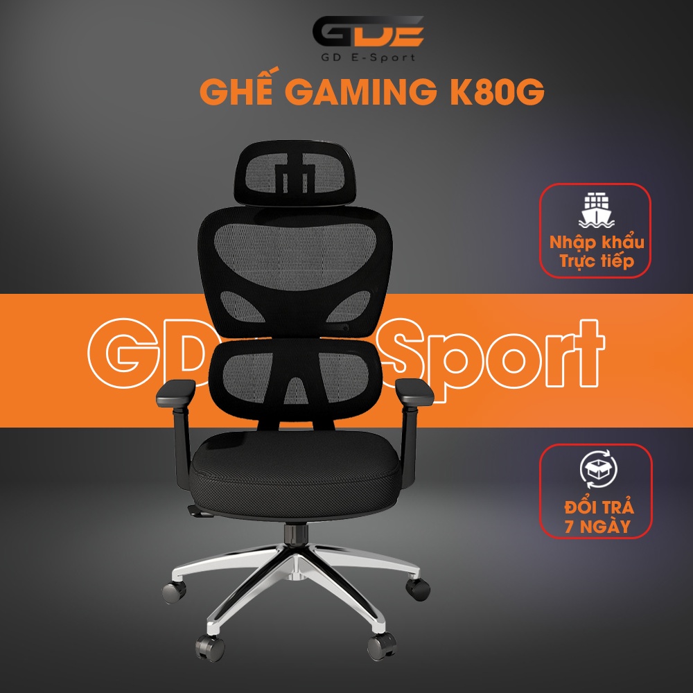 Ghế Xoay Gaming, Ghế Công Thái Học GD Esport Moldel K80G Chất Liệu Đệm Lưới Thoáng Khí | Shopee ...