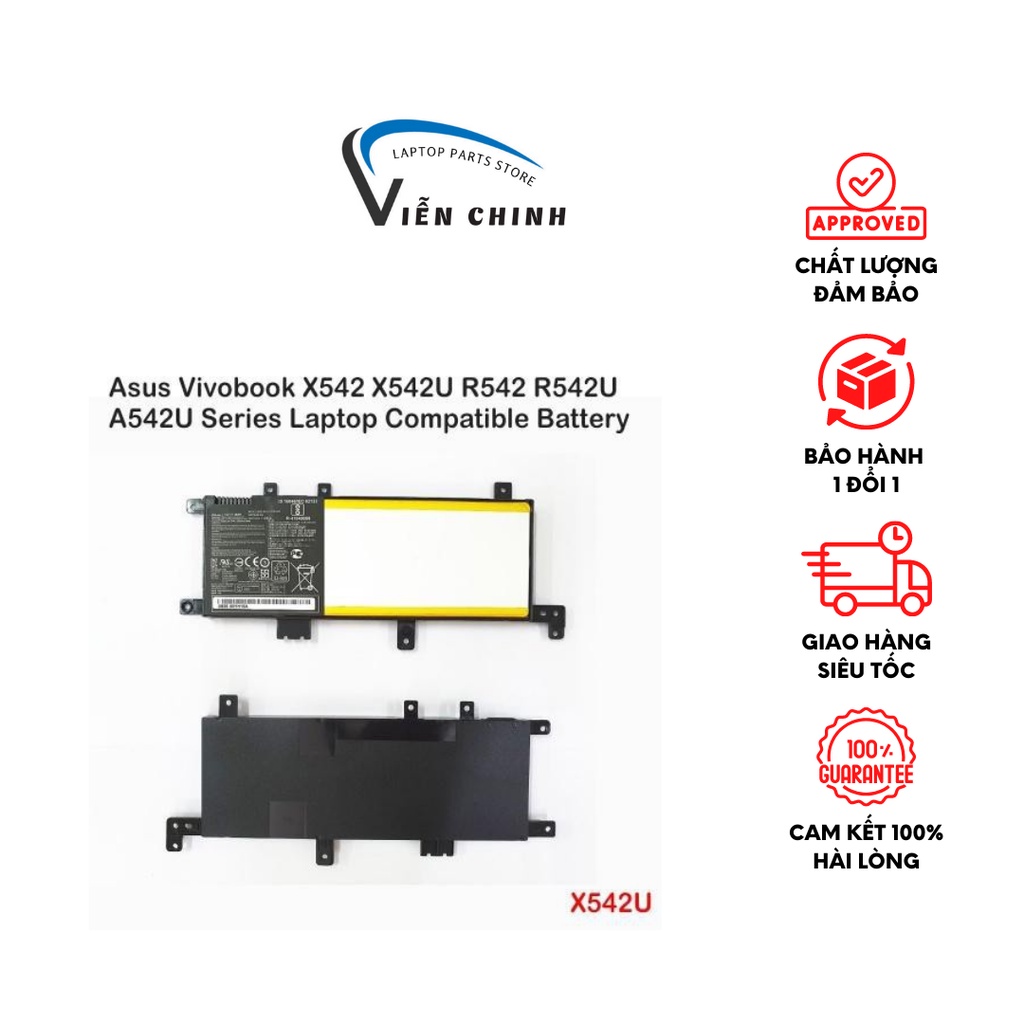 Pin laptop Asus A556 A556U X556 X556U K556 C21N1509 – X556 (ZIN) – 4 ...