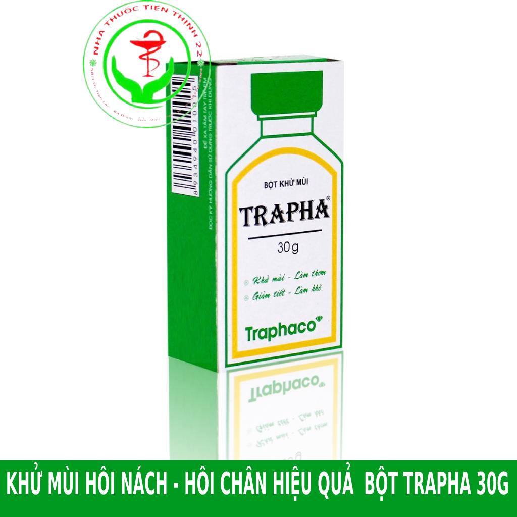 Bột khử mùi Trapha ngăn ngừa hôi nách, hôi chân chai 30G | Shopee Việt Nam