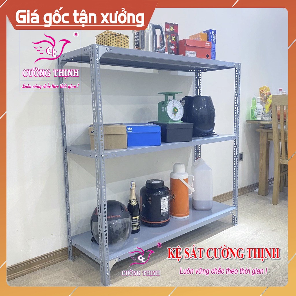 Kệ sắt Mini 3 Tầng, Cao 1m x Dài 1m2 x Rộng 30cm, Kệ sắt v lỗ | Shopee ...