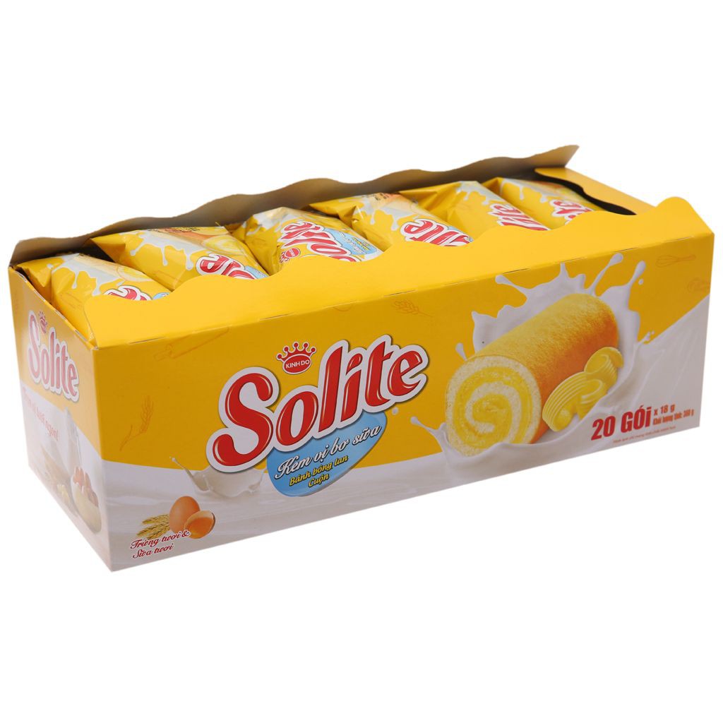 Bánh Solite Swiss Roll cuộn 360g Mondelez Kinh Đô | Shopee Việt Nam