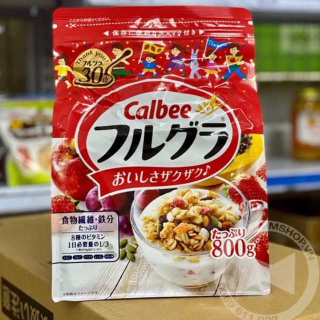 Ngũ cốc hoa quả Calbee 800g | Shopee Việt Nam