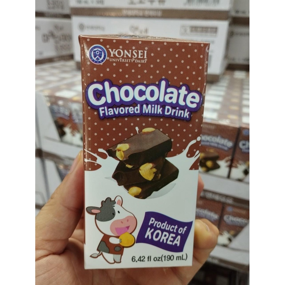 Sữa tươi YONSEI Hàn Quốc thùng 24 hộp 190ml | Shopee Việt Nam