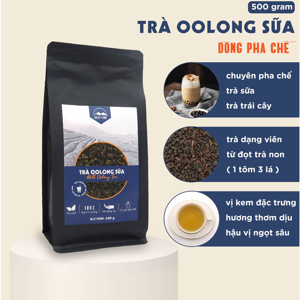 Trà Oolong Sữa DalatFarm - Túi 500g (Dòng chuyên pha chế) | Shopee Việt Nam