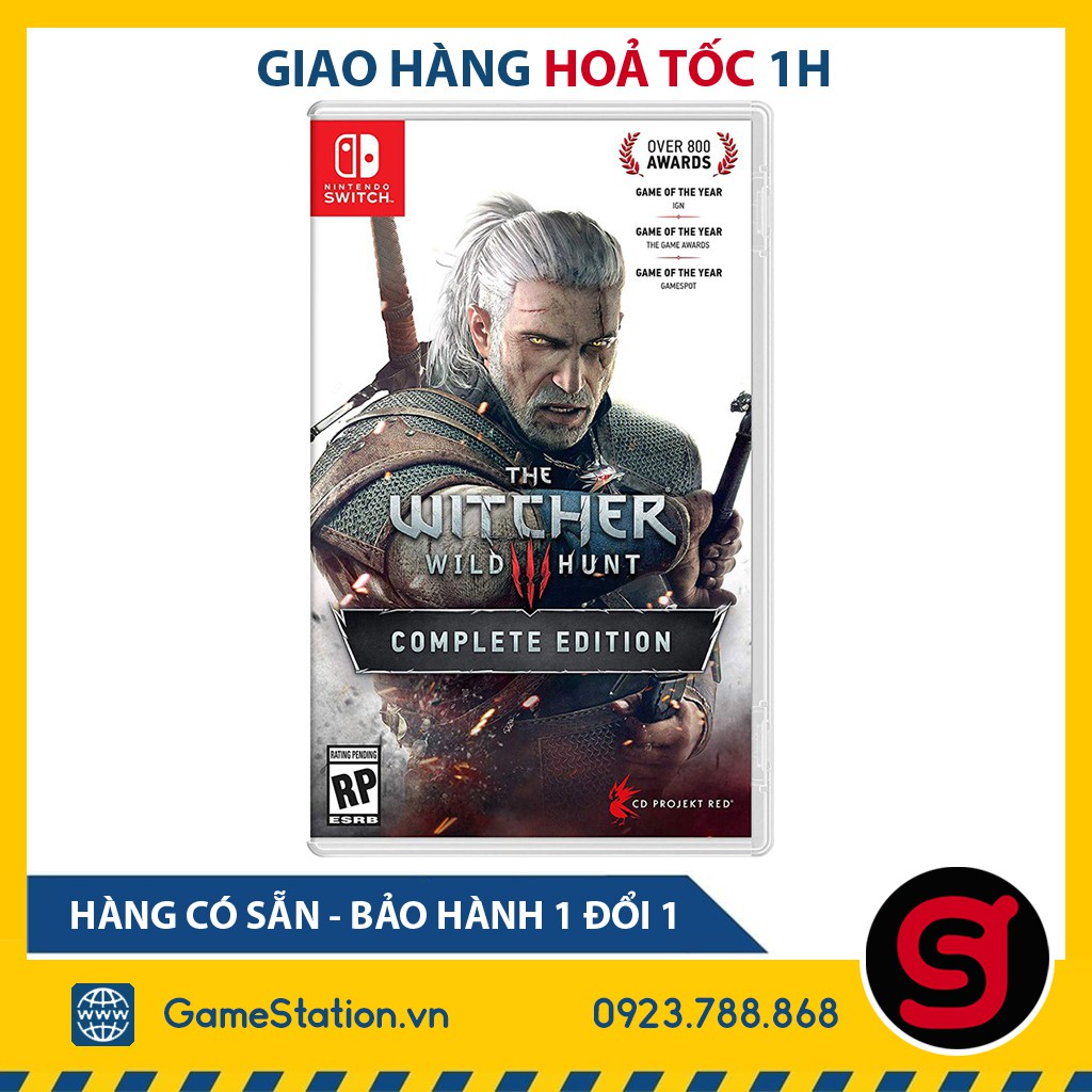 The Witcher 3 Complete Edition - Cho Máy Nintendo Switch | Shopee Việt Nam