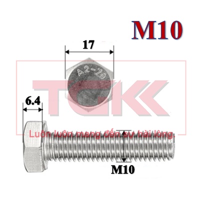 Bulong inox 304 M10 (70-200mm) | Shopee Việt Nam