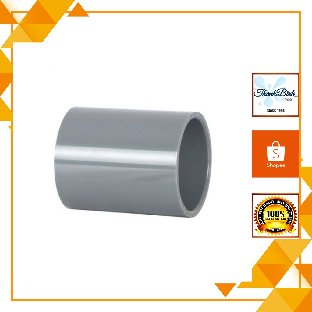 NỐI THẲNG 42/ MĂNG SÔNG SIZE 42MM- PVC NHỰA TIỀN PHONG PN10 | Shopee ...