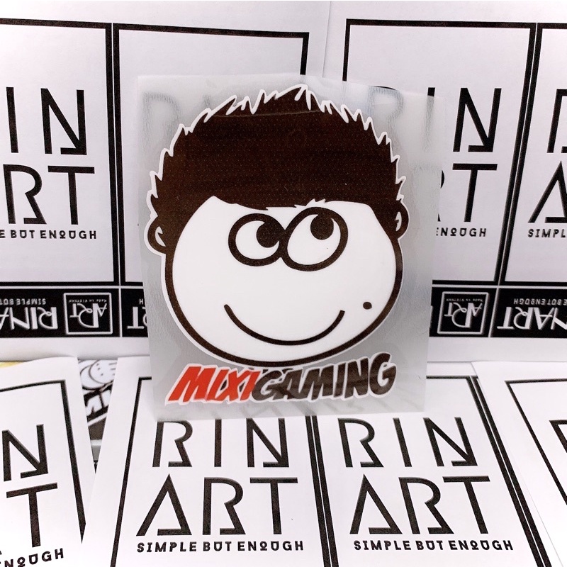 Decal ủi tổng hợp Mixi Gaming cá tính | Logo Sticker Patch in áo ủi ...