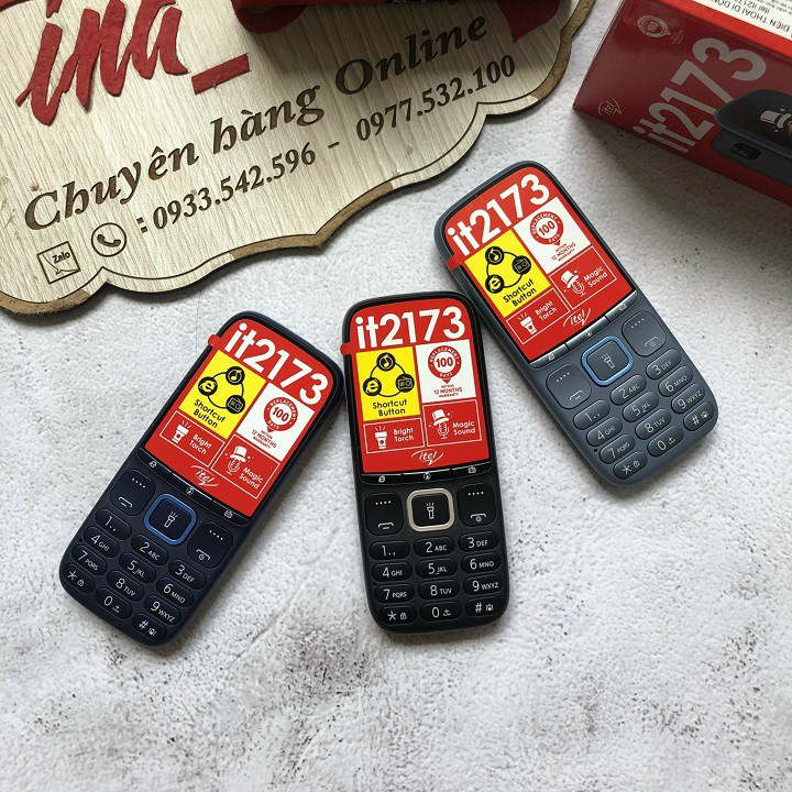 Điện thoại itel it2173 giả giọng nói 2sim FM không dây - Bảo hành 12 ...