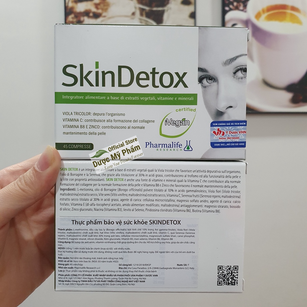 Viên uống skindetox, giúp giảm mụn - Pharmalife Skin Detox - Hộp 30 ...
