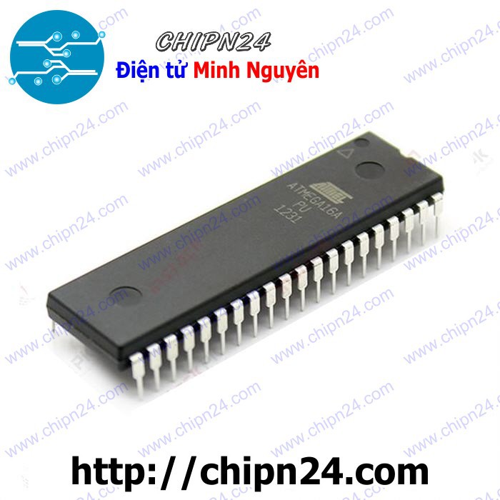 [1 CON] (DIP) IC ATmega16A-PU DIP-40 (ATmega16A ATmega16) | Shopee Việt Nam