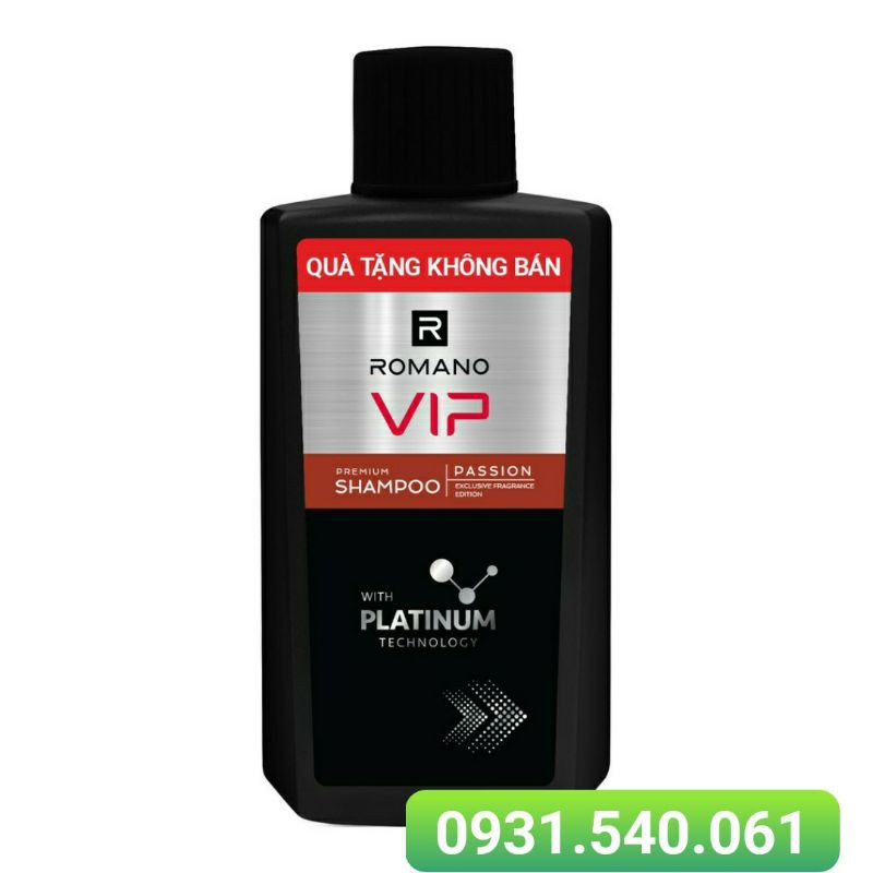 ROMANO_ Dầu gội cao cấp Romano Vip phiên bản 2020 Vision & Passion 60gr ...
