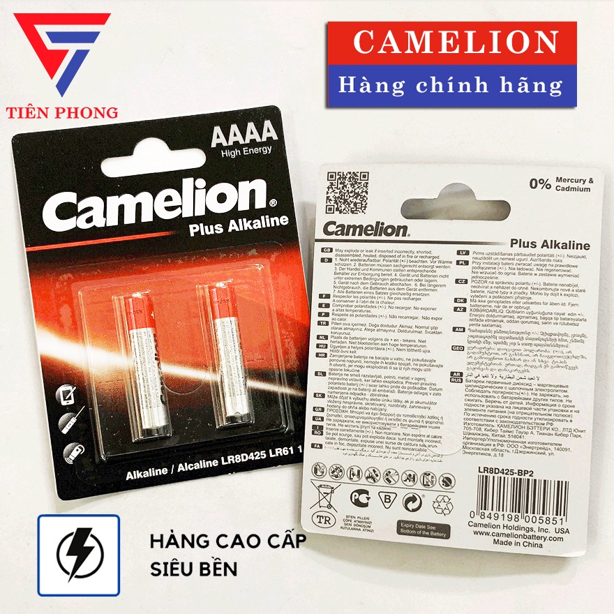 [CHÍNH HÃNG] Pin 4A Pin AAAA Plus Alkaline (1,5V) Camelion, Pin 4A ...