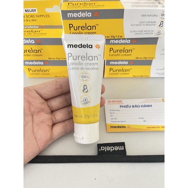 Kem bôi nứt đầu ti Medela Tender care lanolin, medela purelan lanolin ...