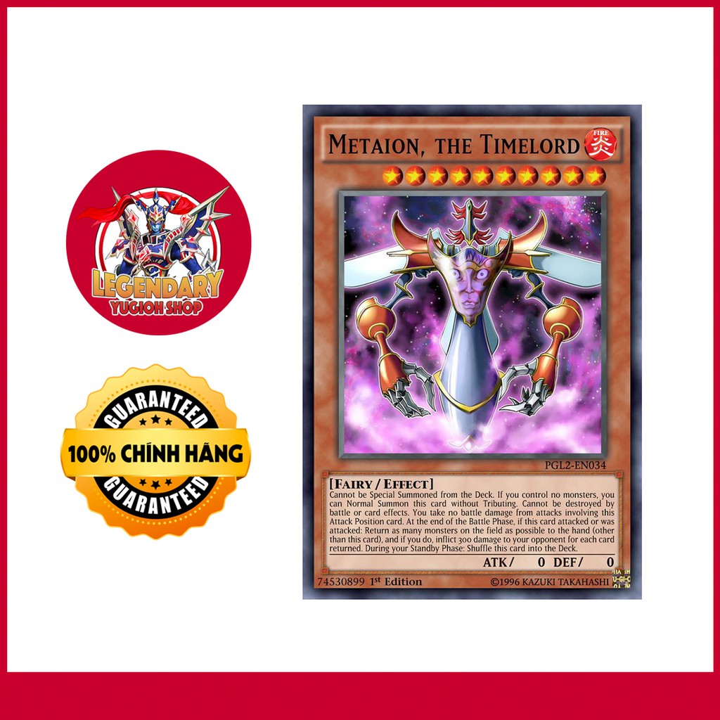 [Thẻ Bài Yugioh Chính Hãng] Metaion, The Timelord | Shopee Việt Nam