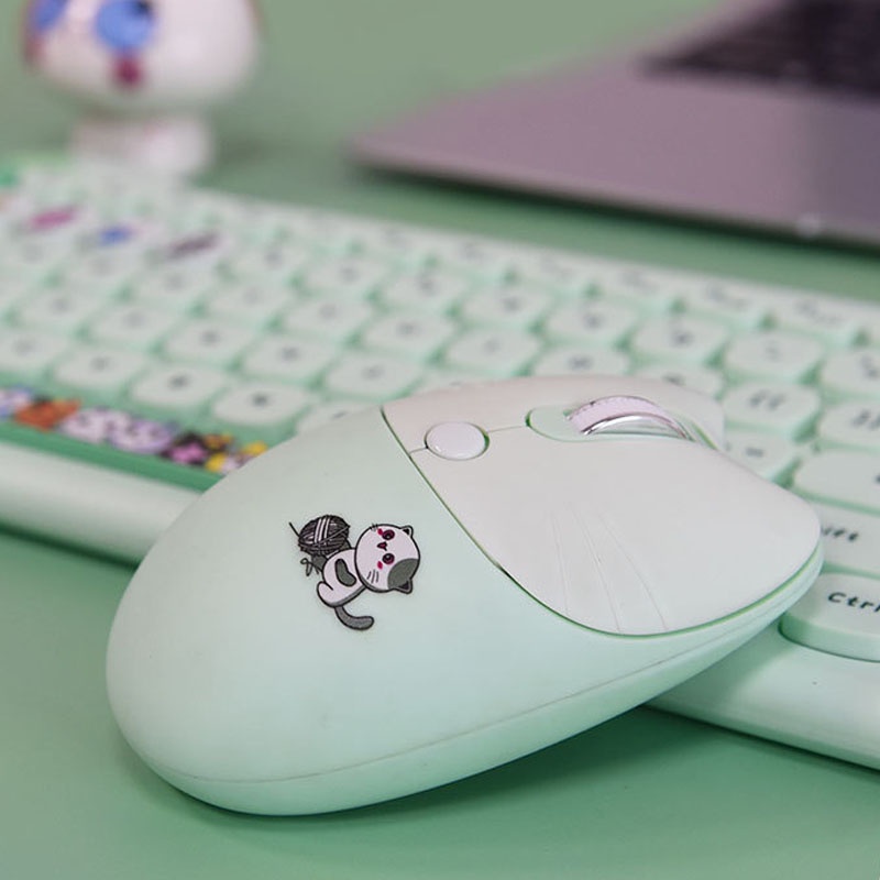 Combo bàn phím và chuột không dây Mofii Geezer phiên bản Hello Kitty ...