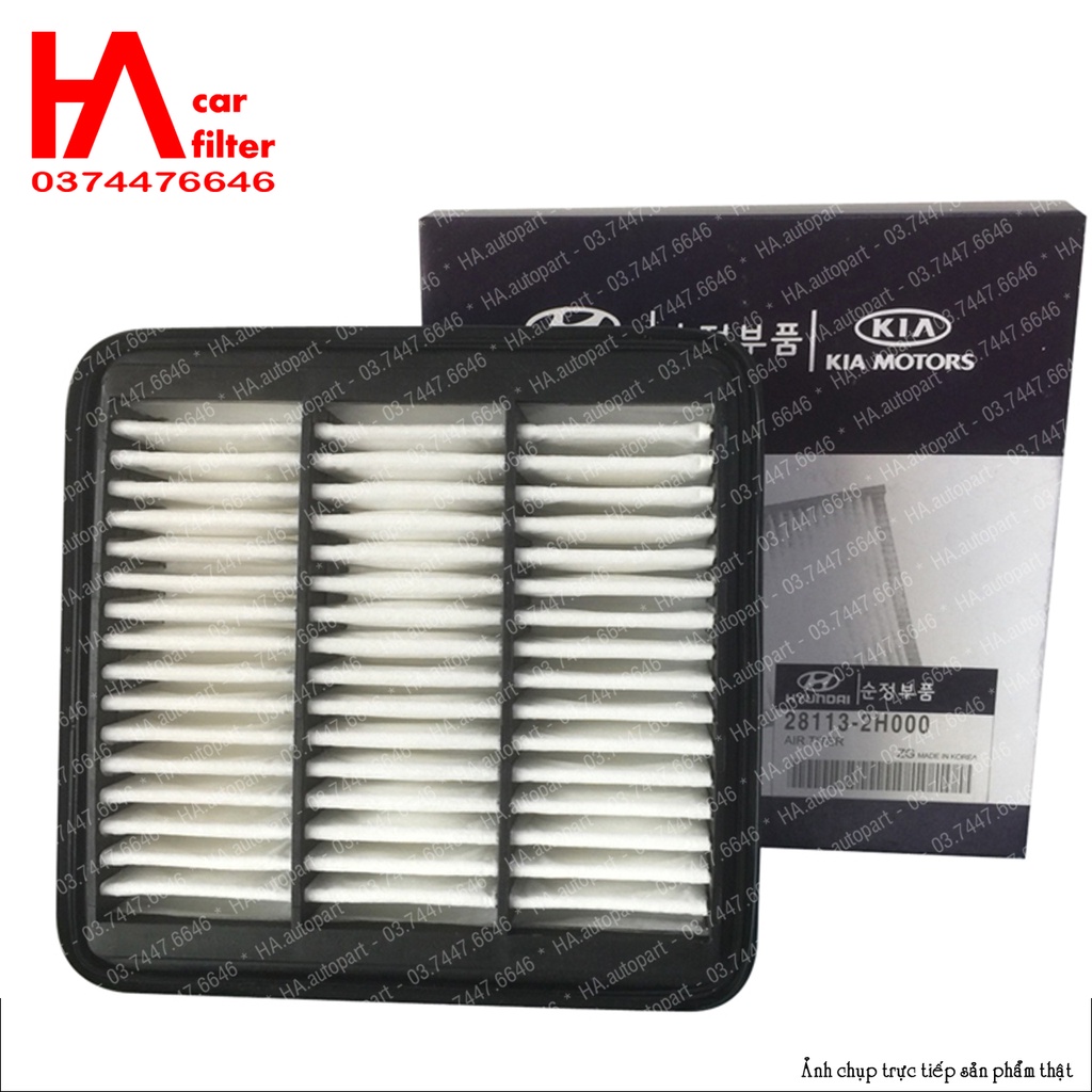 Lọc gió động cơ Forte đời 2008-2013, Elantra đời 2006-2011, i30 đời 07 ...