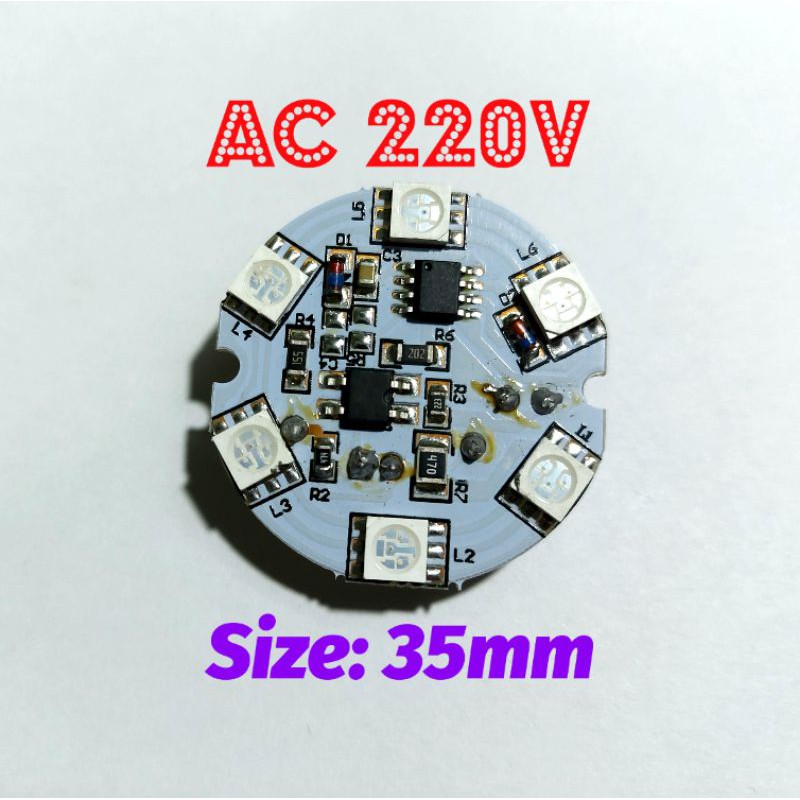 Đèn Led tự đổi màu RGB 220VAC cho đèn thờ [Tặng kèm jack] | Shopee Việt Nam