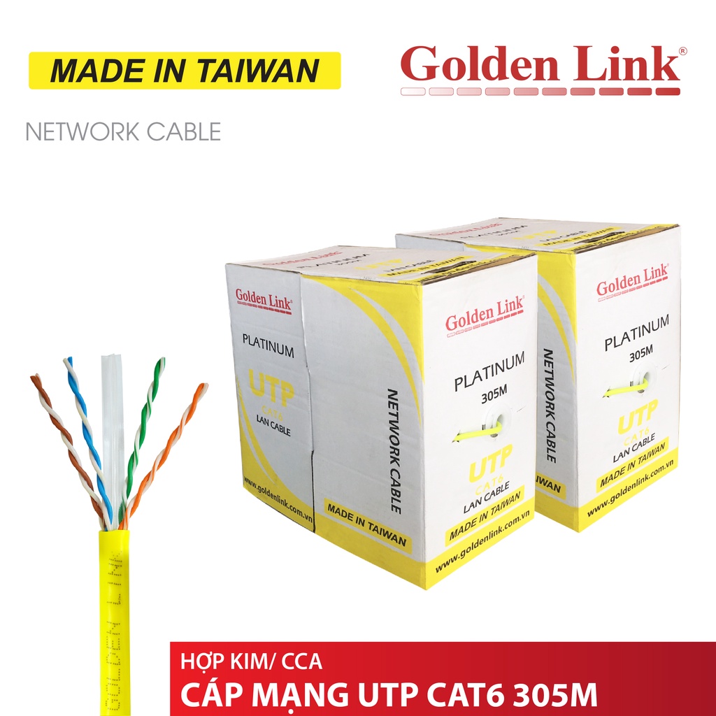 Cáp Mạng Lan CAT6, Cuộn 305m, Dây mạng, cáp lan, dây lan | Shopee Việt Nam
