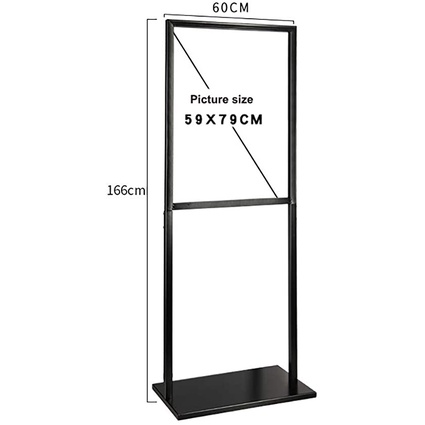 [TẶNG KÈM FOMEX] STANDEE CHÂN SẮT 50X70CM CONTROL A STANDEE NGOÀI TRỜI ...
