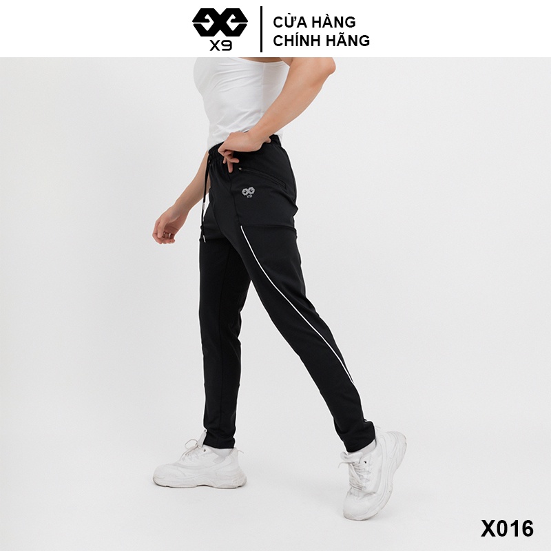 Quần Thun Dài Thể Thao Nam Phối Viền Tập Gym Chạy Bộ Cao Cấp - X9 ...