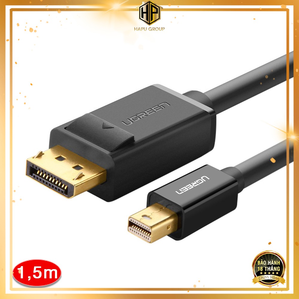 Cáp Mini DisplayPort to Displayport dài 1,5M Ugreen 10477 chính hãng ...