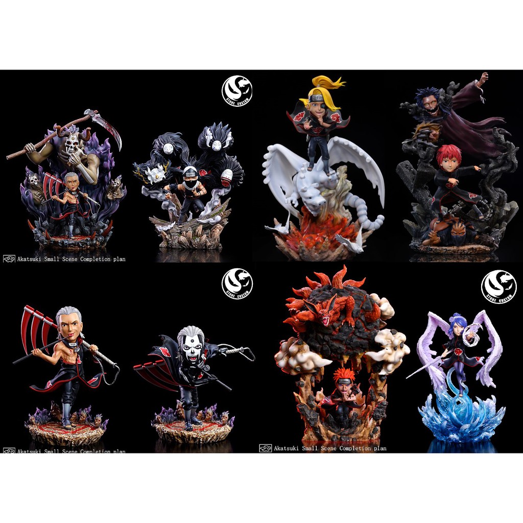 Mô hình Naruto Resin chính hãng - WCF Akatsuki Pain & Konan & Sasori ...