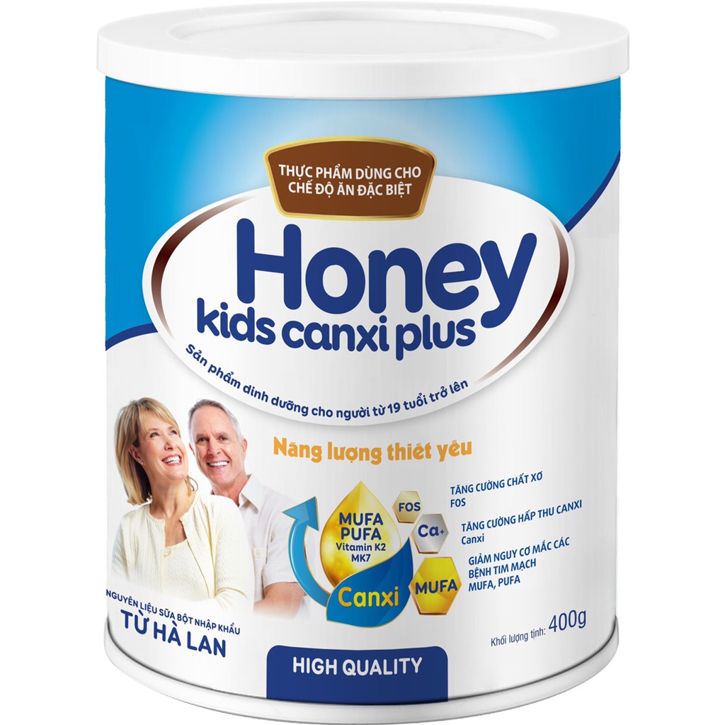 Sữa bột bổ sung canxi Honey Kids Canxi Plus bổ sung canxi 400g - 900g | Shopee Việt Nam