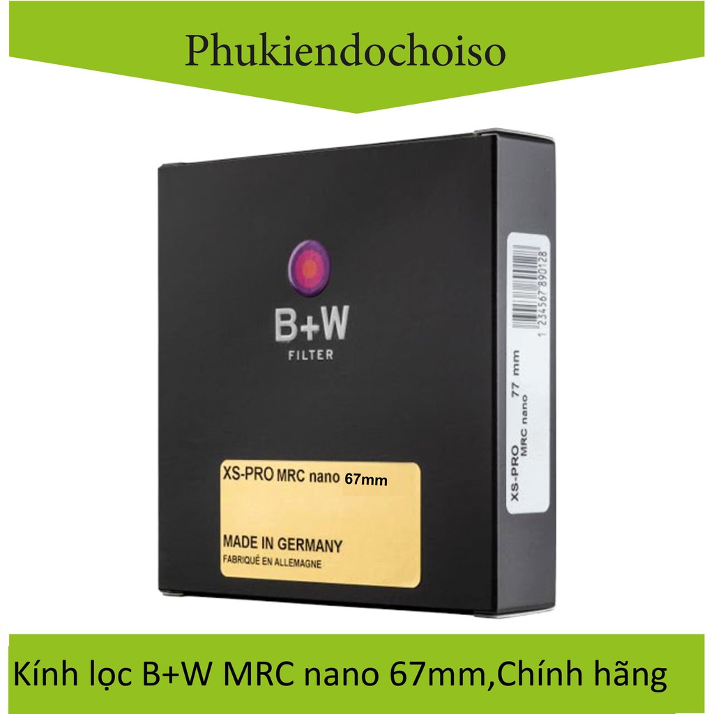 Kính lọc B+W XS-Pro Digital 010 UV-Haze MRC nano 67mm | Shopee Việt Nam