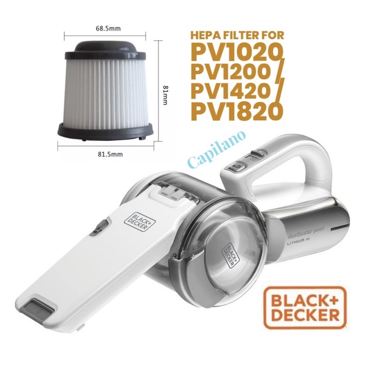 Lọc Hepa thay thế máy hút bụi Black & Decker PV1020; PV1200; PV1420 ...