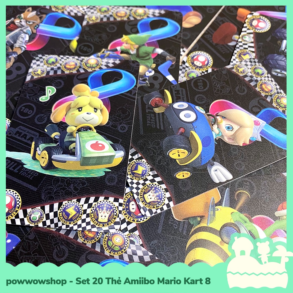[Sẵn VN - Hỏa Tốc] Bộ 20 Thẻ Amiibo Scan NFC Dark Theme Cho Game Mario ...
