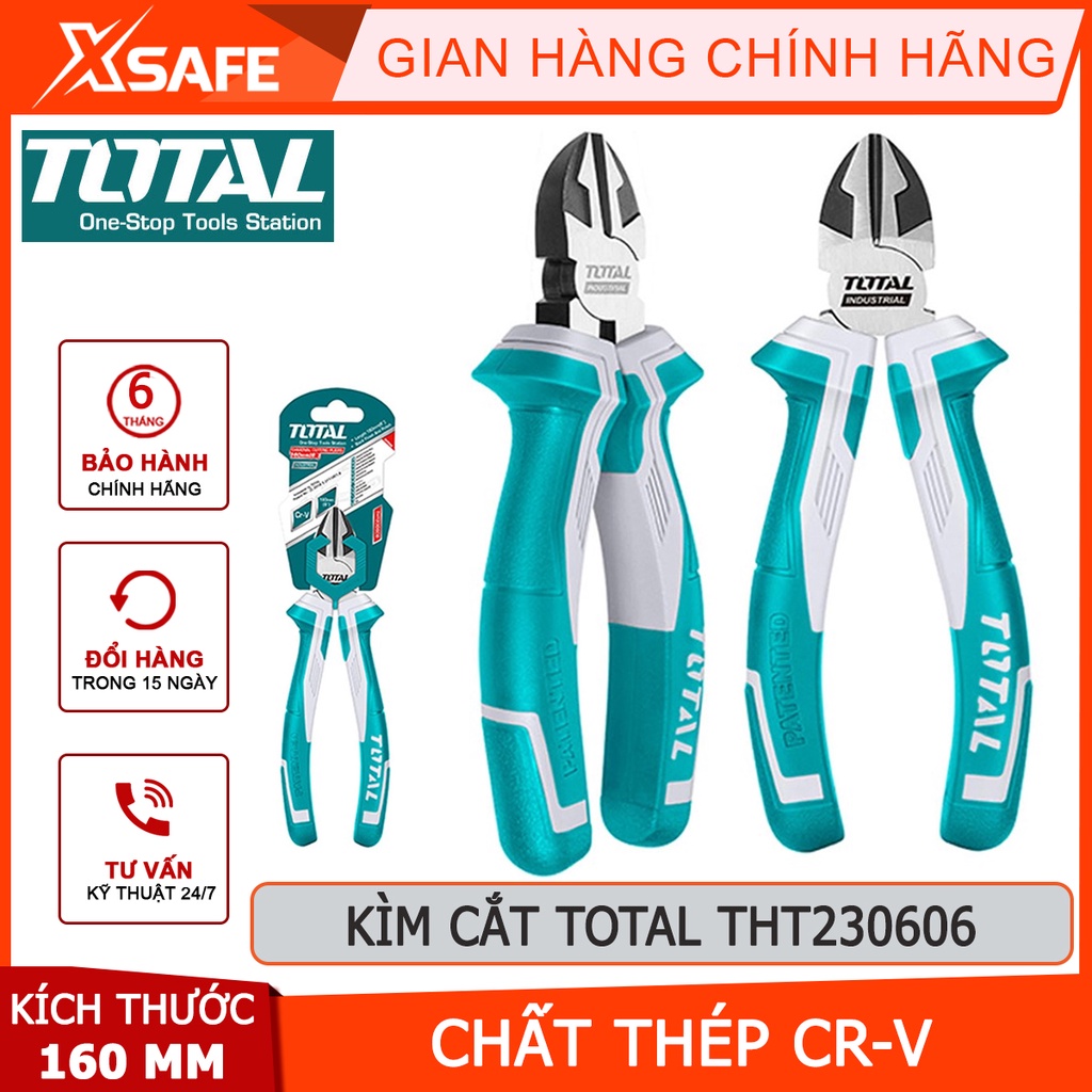 Kìm cắt dây điện TOTAL THT230606 Kìm tuốt dây điện Kích cỡ 6"/160mm ...