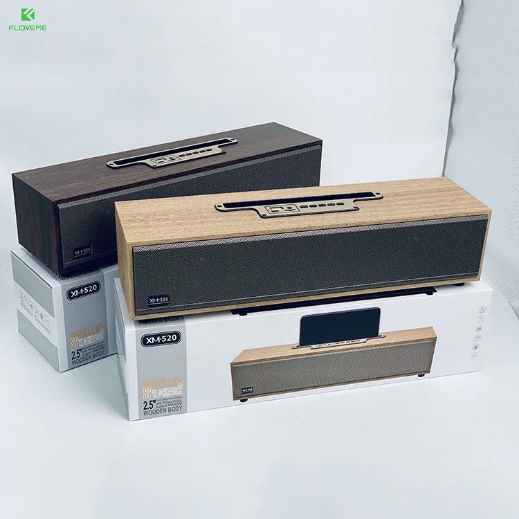 Loa Bluetooth Võ Gỗ XM-520 20W. Loa XM 520 Âm Thanh Cực Đỉnh Thiết Kế Sang Trọng Bass Siêu Trầm ...