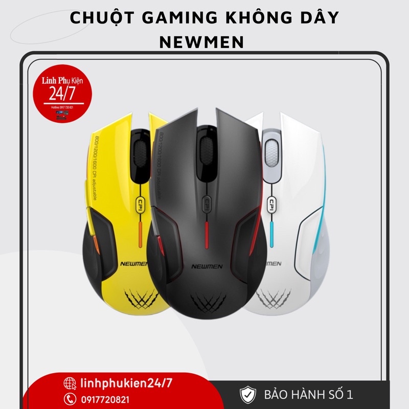 Chuột Không Dây Bluetooth Newmen E500 Pro - Kết nối không dây Bluetooth & Wireless 2.4G | Shopee ...