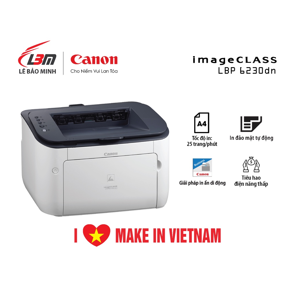 MÁY IN CANON LBP 6230DN (IN 2 MẶT TỰ ĐỘNG) NEW BẢO HÀNH 12 THÁNG | Shopee Việt Nam