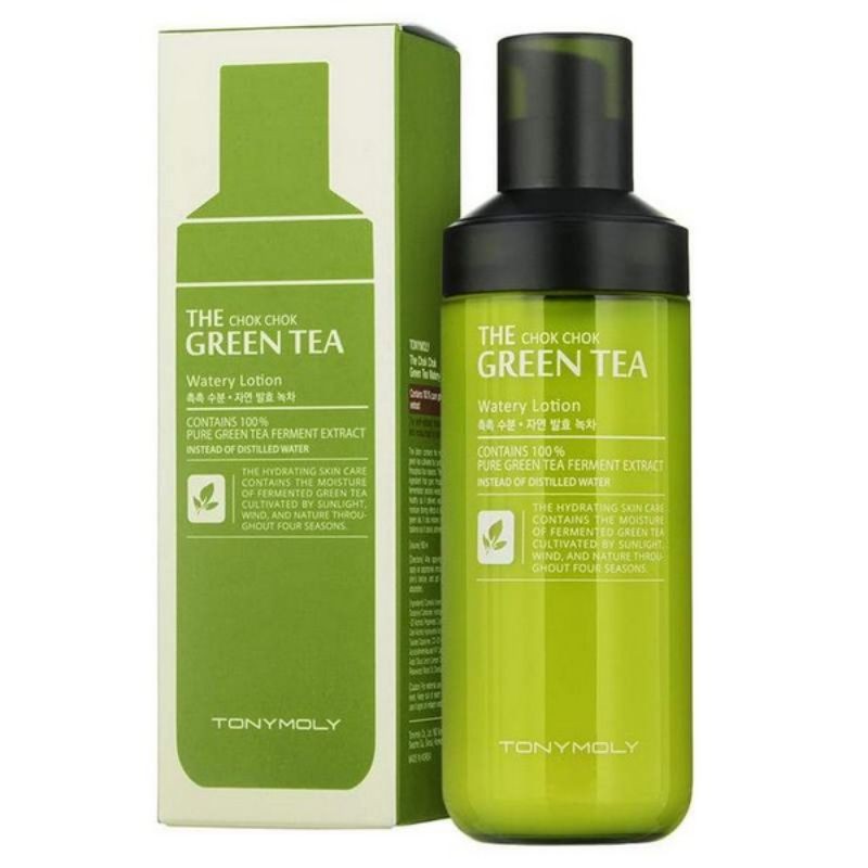 New Sữa dưỡng da trà xanh Tonymoly The Chok Chok Green Tea Watery Lotion 160ml | Shopee Việt Nam