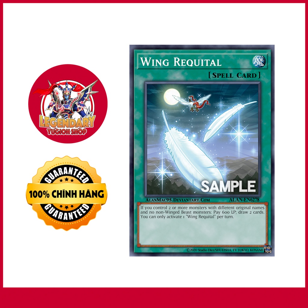 [Thẻ Bài Yugioh Chính Hãng] Wing Requital | Shopee Việt Nam