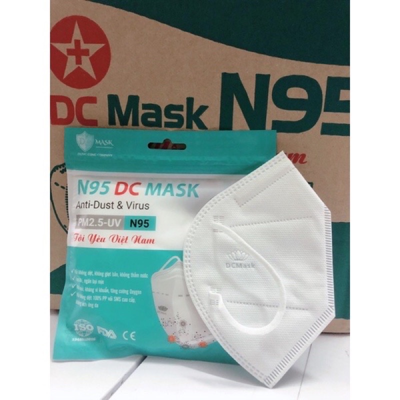 (1 thùng 200 cái) Khẩu trang N95 thương hiệu DC (Dũng Công) | Shopee Việt Nam