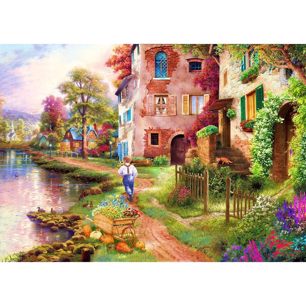 Tranh ghép hình 1000 mảnh cao cấp KT 70x50cm, Jigsaw puzzle 1000 pcs ...
