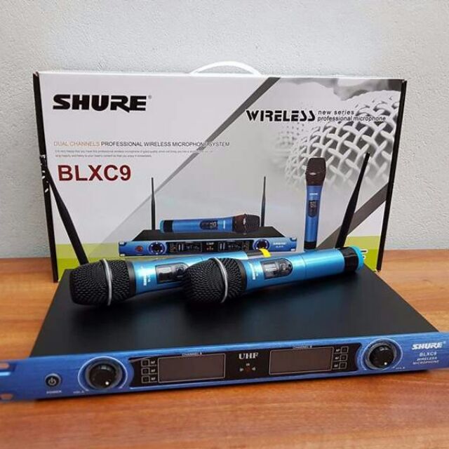 Micro không dây Shure Blxc 9 tay nhôm cao cấp | Shopee Việt Nam
