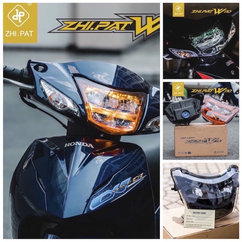 Pha đèn 2 tầng zipat Wave Alpha110/ Wave RS 50cc-100cc/ Wave RSX ...