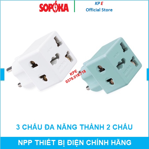 PHÍCH CẮM CHUYỂN CHÂN 3 CHẤU ĐA NĂNG THÀNH 2 CHẤU Ổ CẮM DU LỊCH P15 ...
