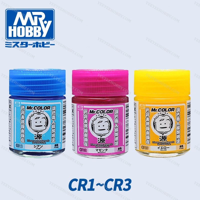 SƠN MÔ HÌNH MR. HOBBY - PRIMARY COLOR PIGMENTS FOR MR.COLOR | Shopee ...